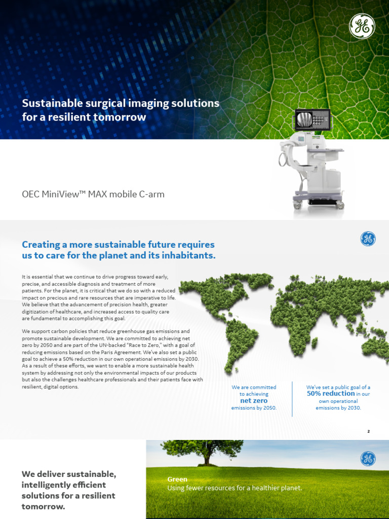 OEC MiniView MAX C-arm Sustainability - JB23834XX Apr23 | PDF ...