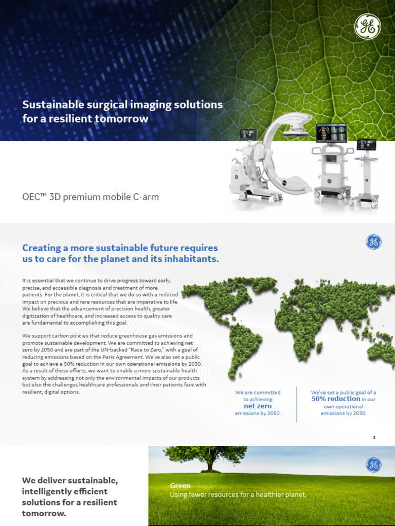 OEC-3D-C-Arm-Sustainability-JB22926XX-22 | PDF | Sustainability | Recycling