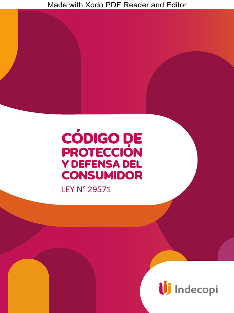 Código de Protección y Defensa Del Consumidor LEY 29571 | PDF | Protección al Consumidor | Los ...