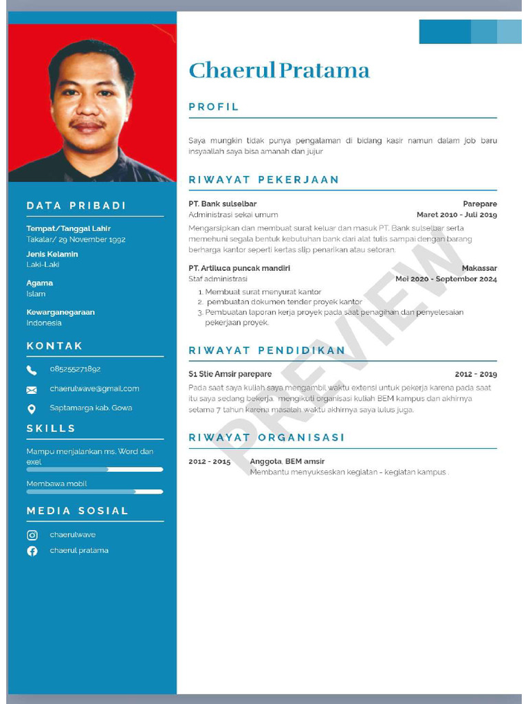 CV Chaerul Pratama | PDF