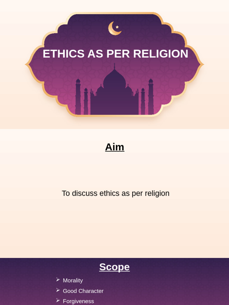 Ethics As Per Rel Mod | PDF | Religious Belief And Doctrine | Abrahamic ...