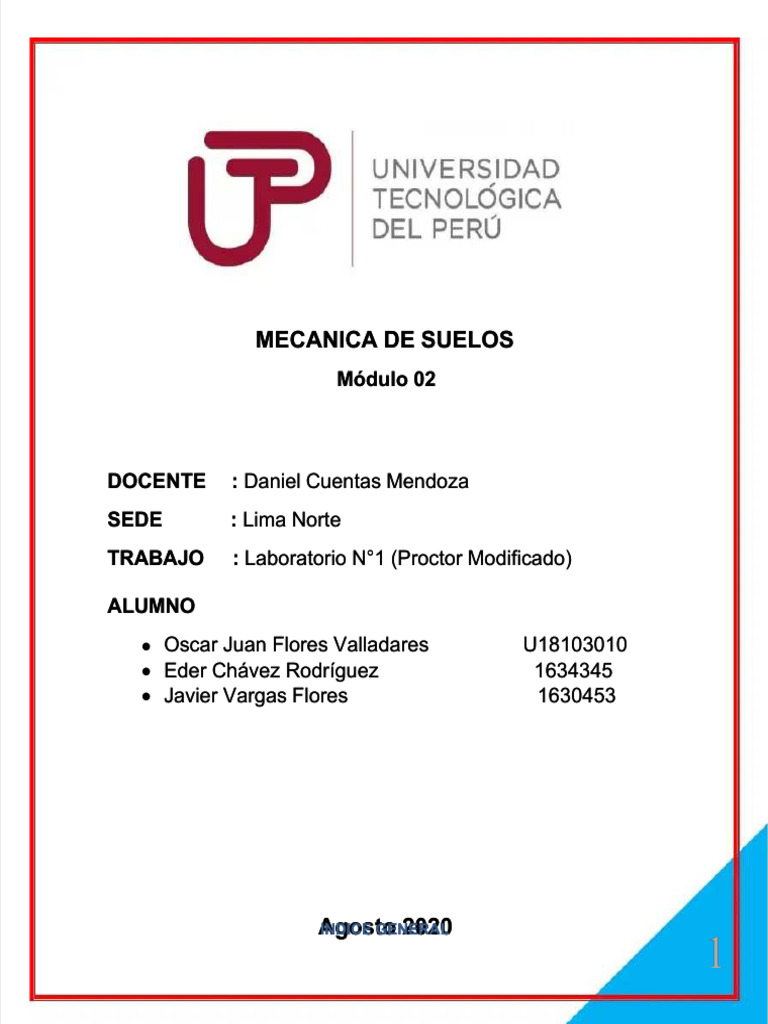 PDF Informe de Proctor Modificado Compress | PDF