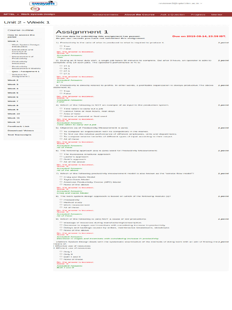 Noc19 Me50 Assignment Week 1 | PDF