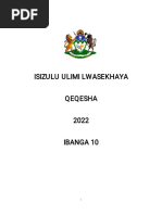Isizulu Izihlangniso Zolimi (Parts of Speech) | PDF