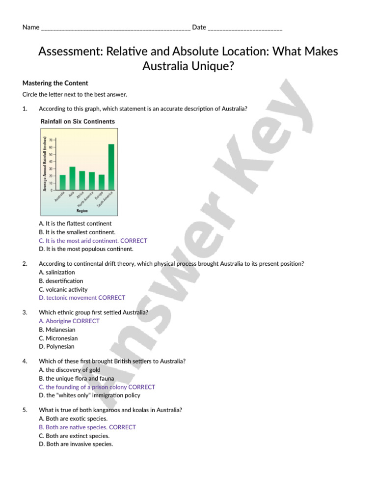 Unit 8 - Lesson 33 - Relative and Absolute Location - What Makes ...
