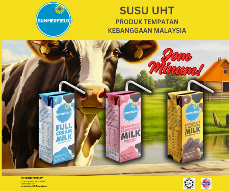 Poster Susu UHT Halal Malaysia | PDF