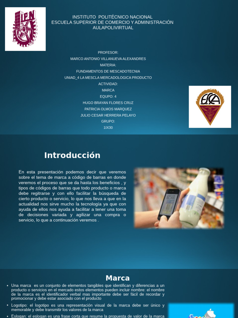 Equipo4 - Marca A Codigo de Barras - Julio Cesar Herrera Pelayo | PDF ...