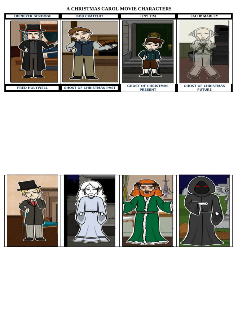 A Christmas Carol Movie Characters | PDF