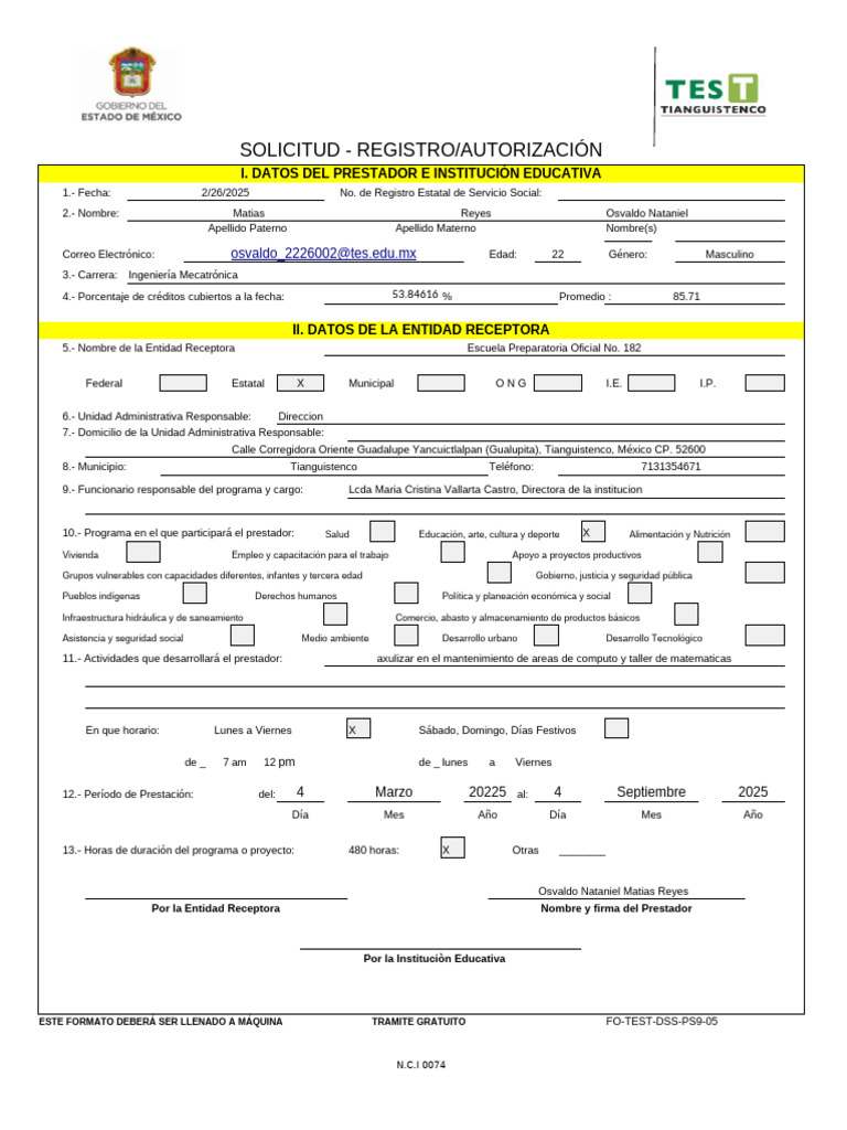 Fo Test DSS PS9 05 | PDF | México
