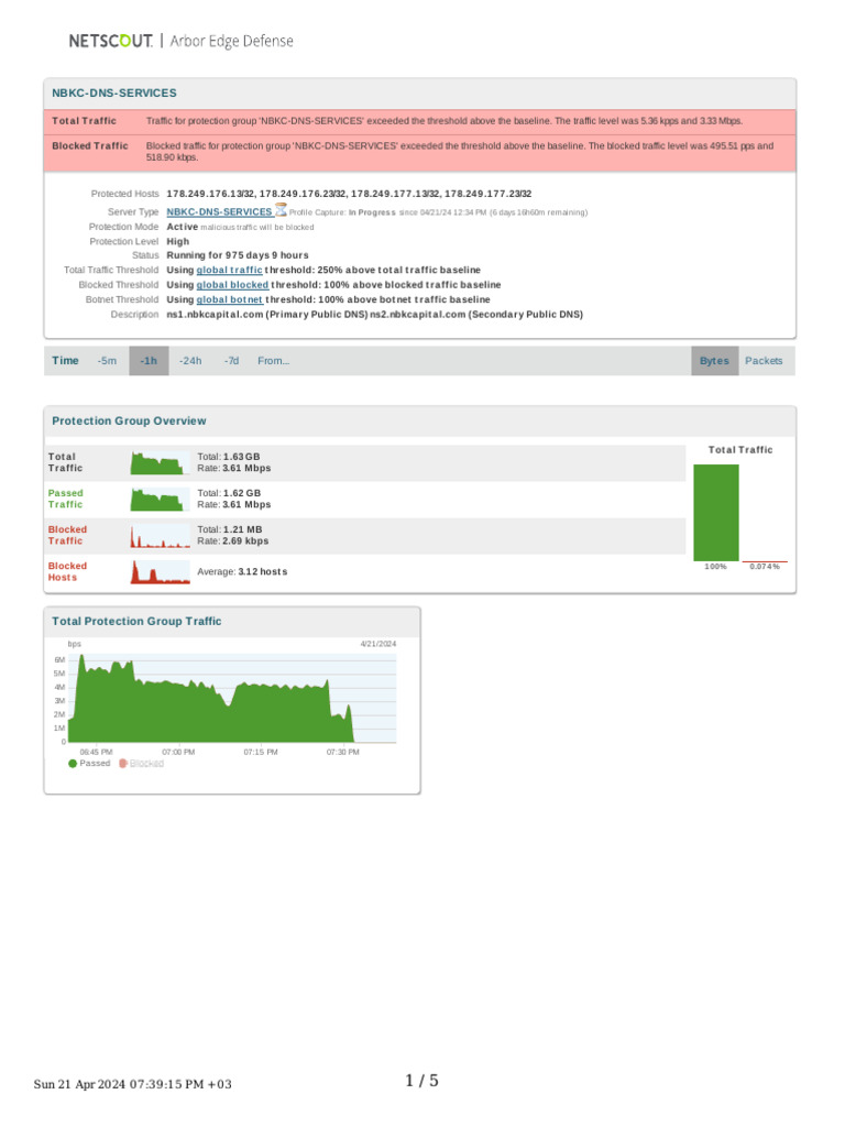 View Protection Group - Arbor Edge Defense | PDF | Computer Network ...