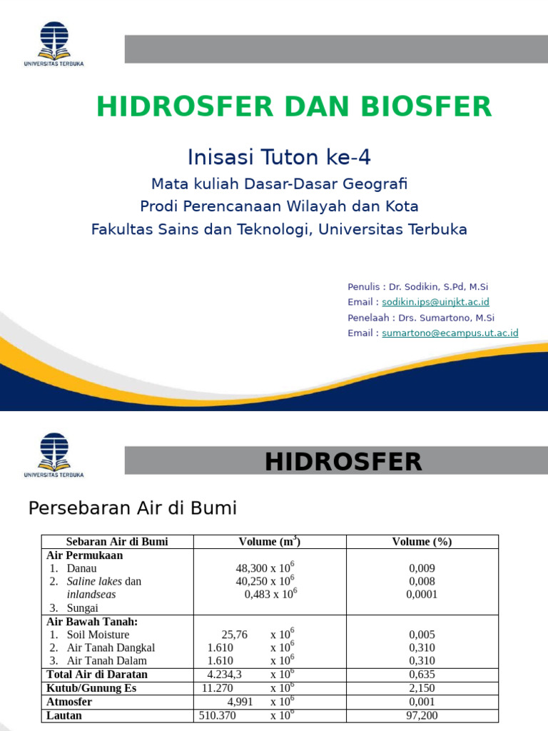 Modul 4-Hidrosfer Dan Biosfer | PDF