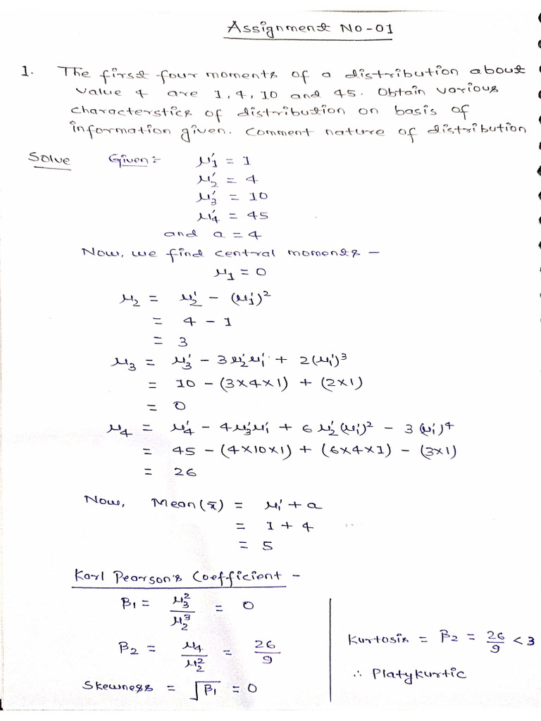 Math.Assignment-1 | PDF