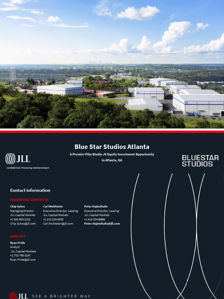 JLL OM - Blue Star Studios ATL 6.8.2023 | PDF | Cost Of Living | Taxes