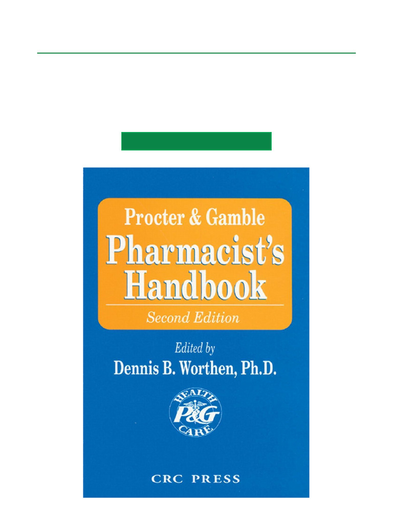 P & G Pharmacy Handbook - 2nd Edition Annotated PDF Download | PDF ...