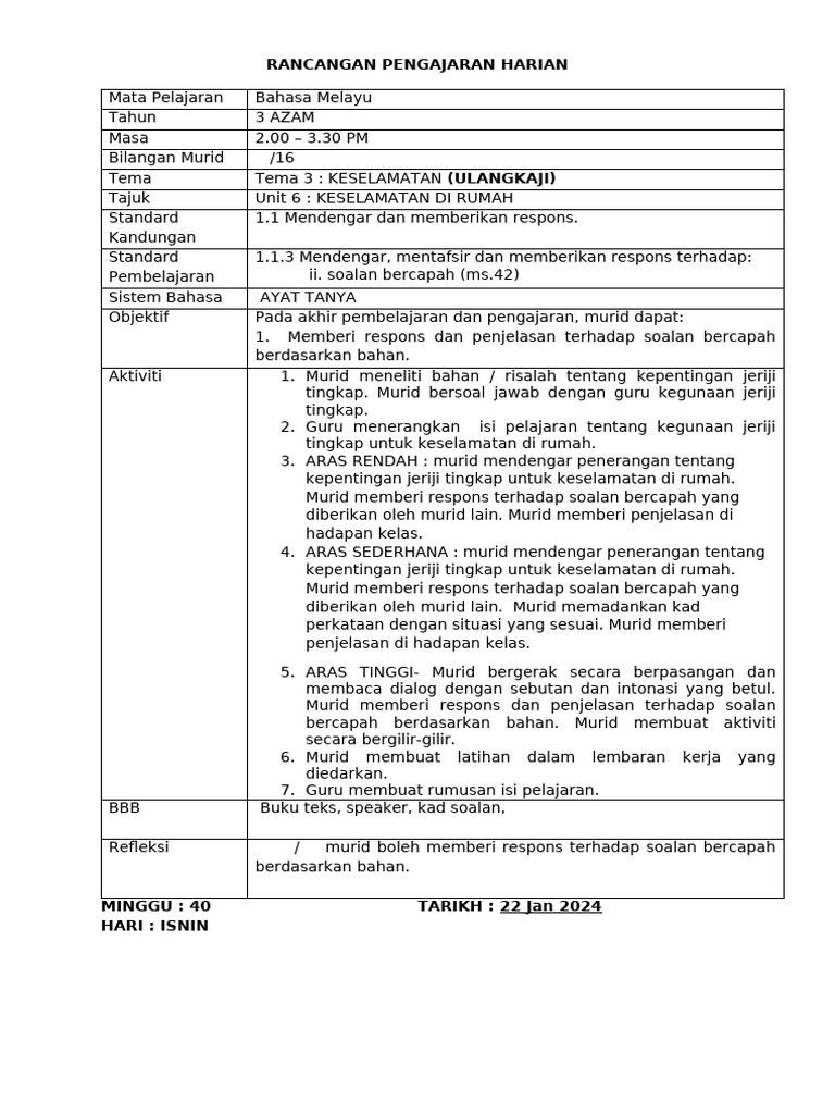 3 Azam - Isnin | PDF