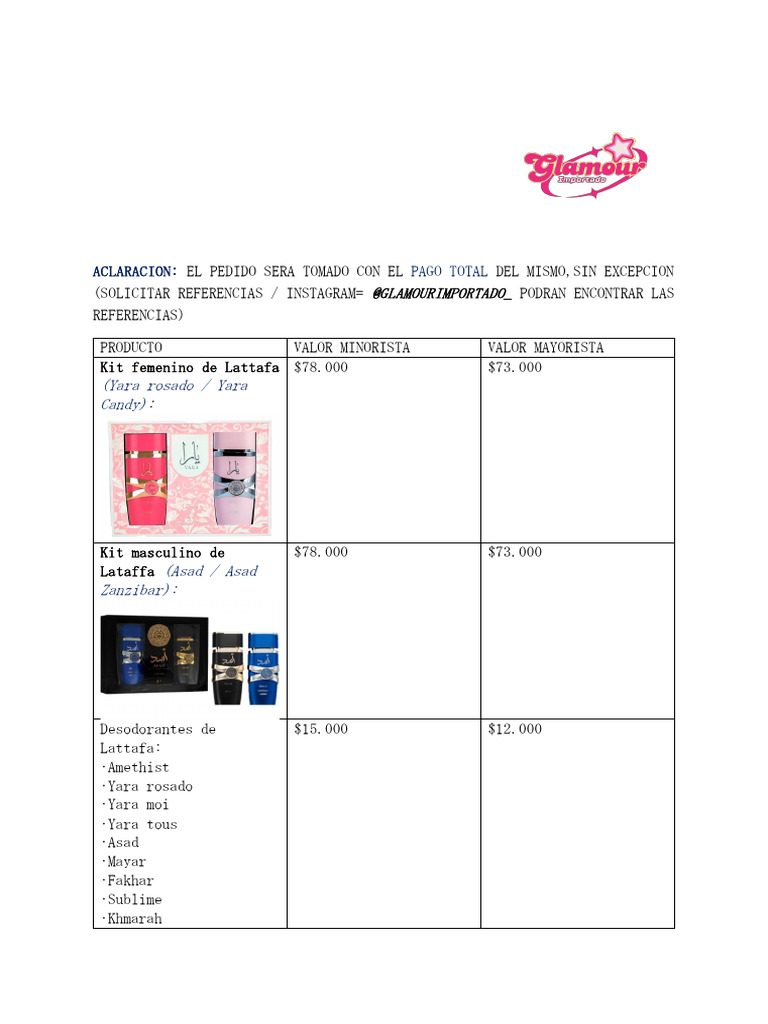 Catalogo Lattafa | PDF