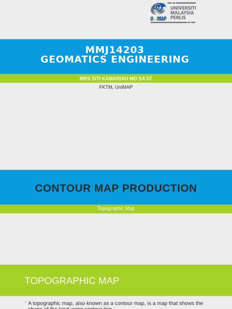 Contour Map Production | PDF | Contour Line | Map