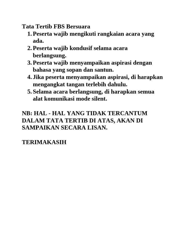 TATIB | PDF