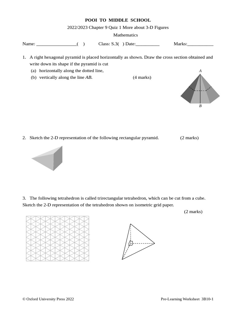 Trirectangular Tetrahedron Overview | PDF | Area | Tetrahedron