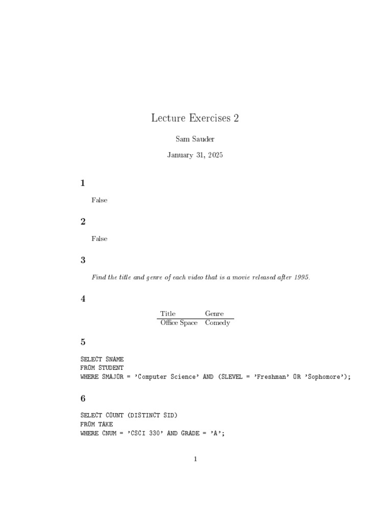 20250124213227-Lecture Exercises 2 | PDF