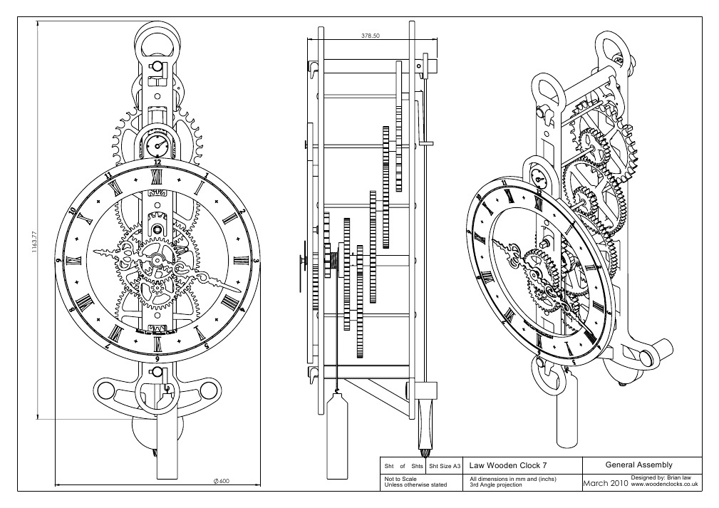Wooden Clock 1 | Download Free PDF | Horology | Mechanical Engineering
