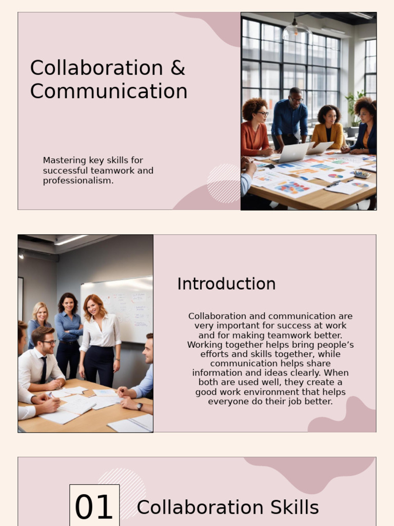 Collaboration, Interpersonal Communication, and Business Etiquette ...
