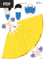 Disney Frozen Anna Papercraft Craft Printable 0913 | PDF | Clothing ...