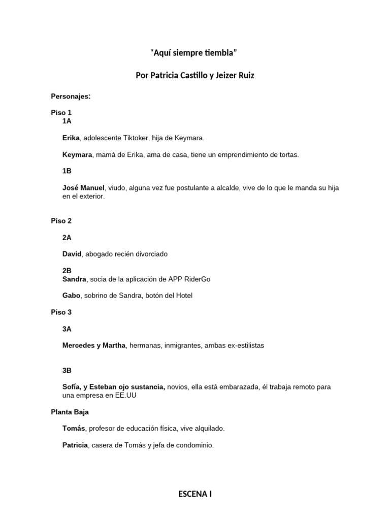 Aqui Siempre Tiembla | PDF