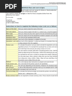 Mise en Place List Template Guide | PDF | Cooking | Cuisine