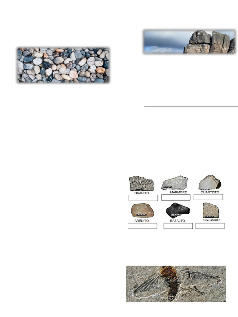 Tipos de Rochas | PDF | Rochas (Geologia) | Rocha ígnea