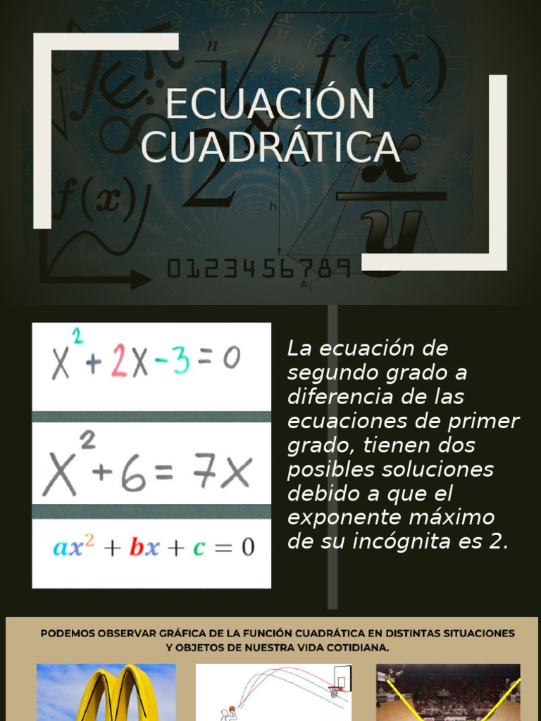 Ecuación Cuadrática | PDF