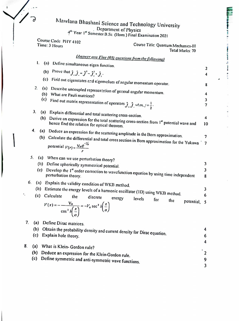 4 1 Questions | PDF