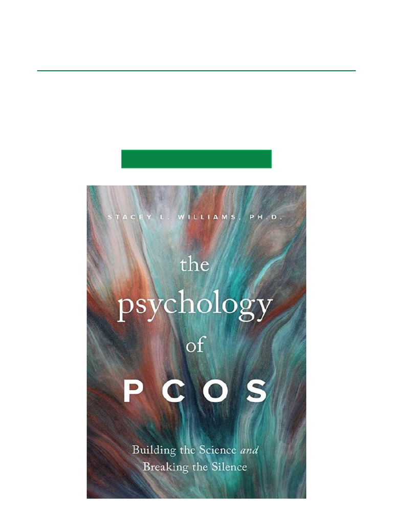 The Psychology of PCOS Building the Science and Breaking the Silence ...