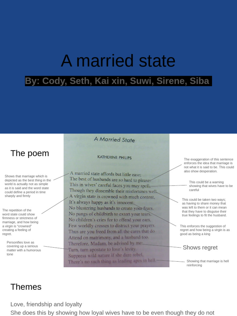 A Married State | PDF