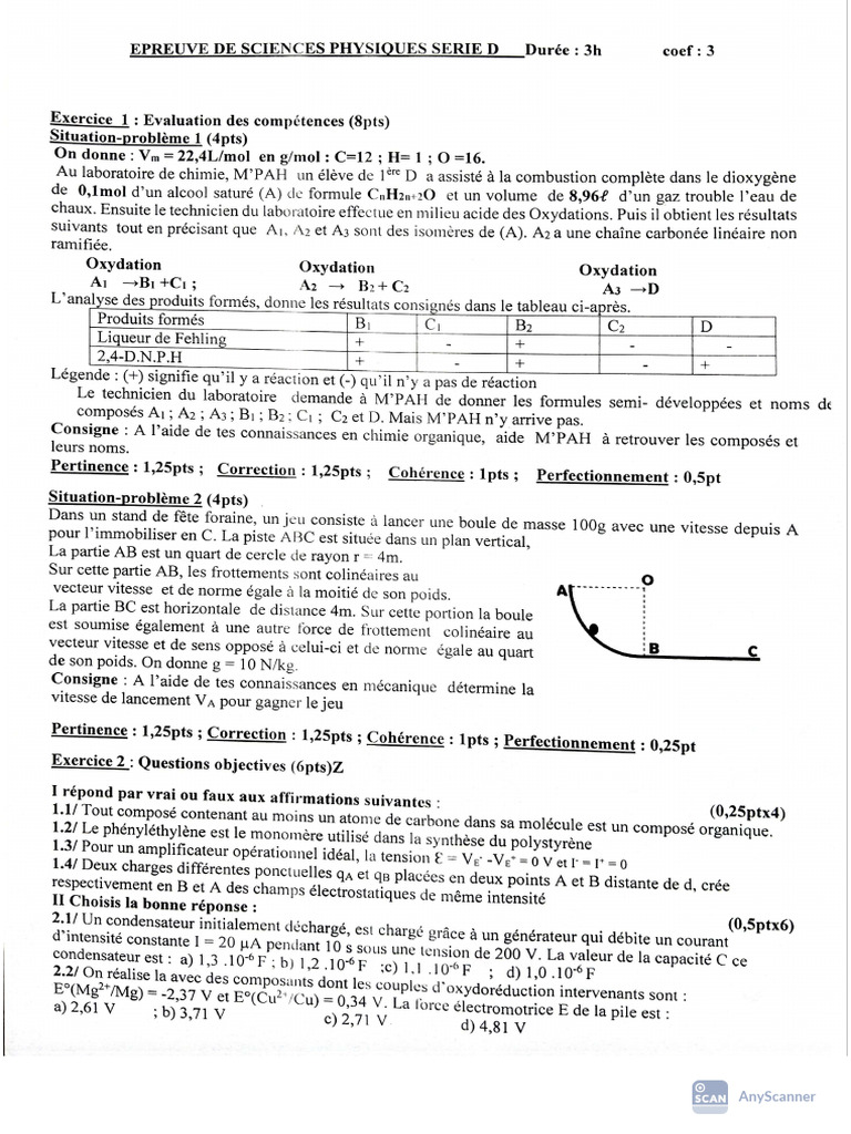 PC 1D Bac1 Blanc Nation | PDF