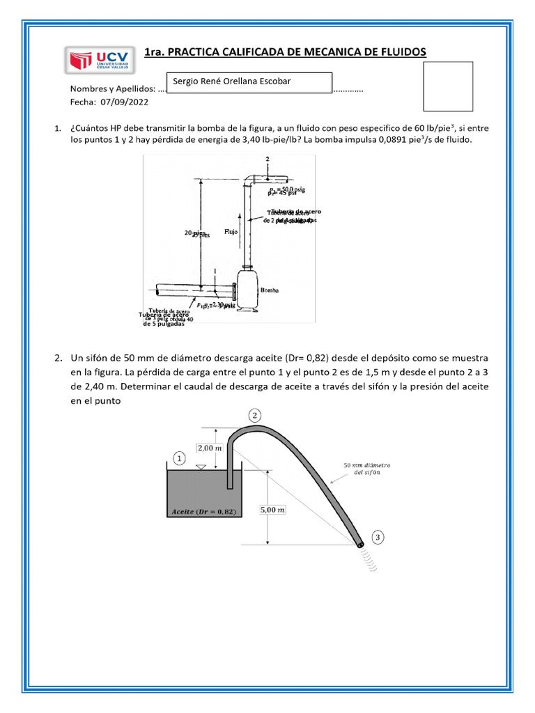 Practica Calificada 1 | PDF