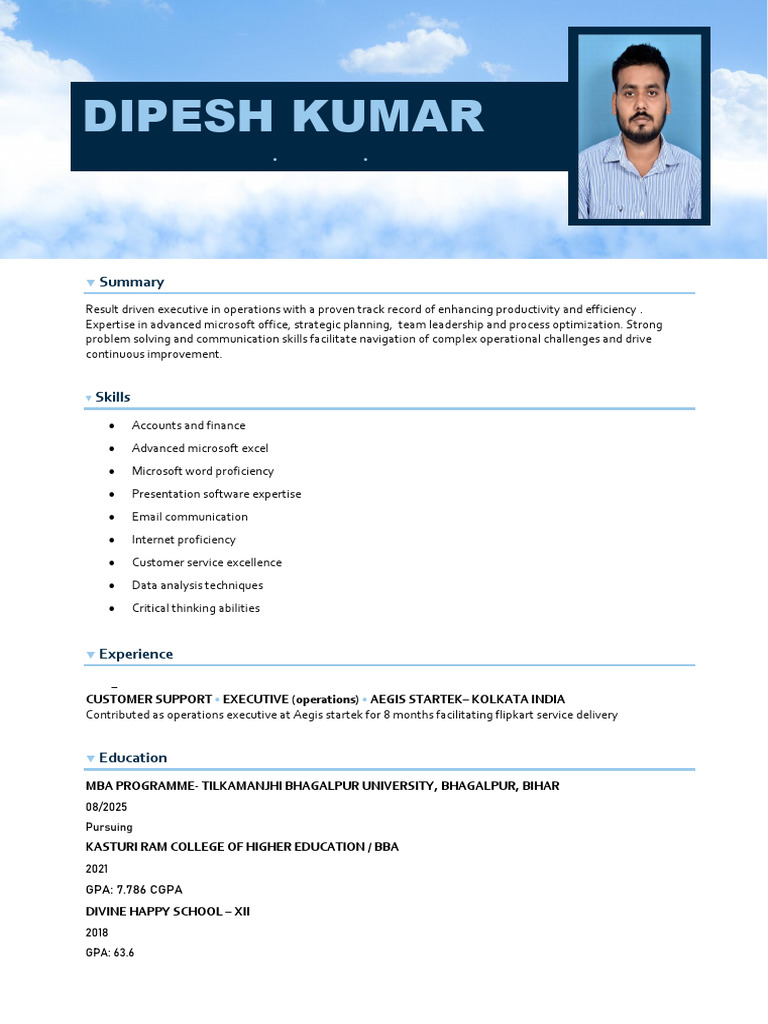 DIPESH Resume New | PDF