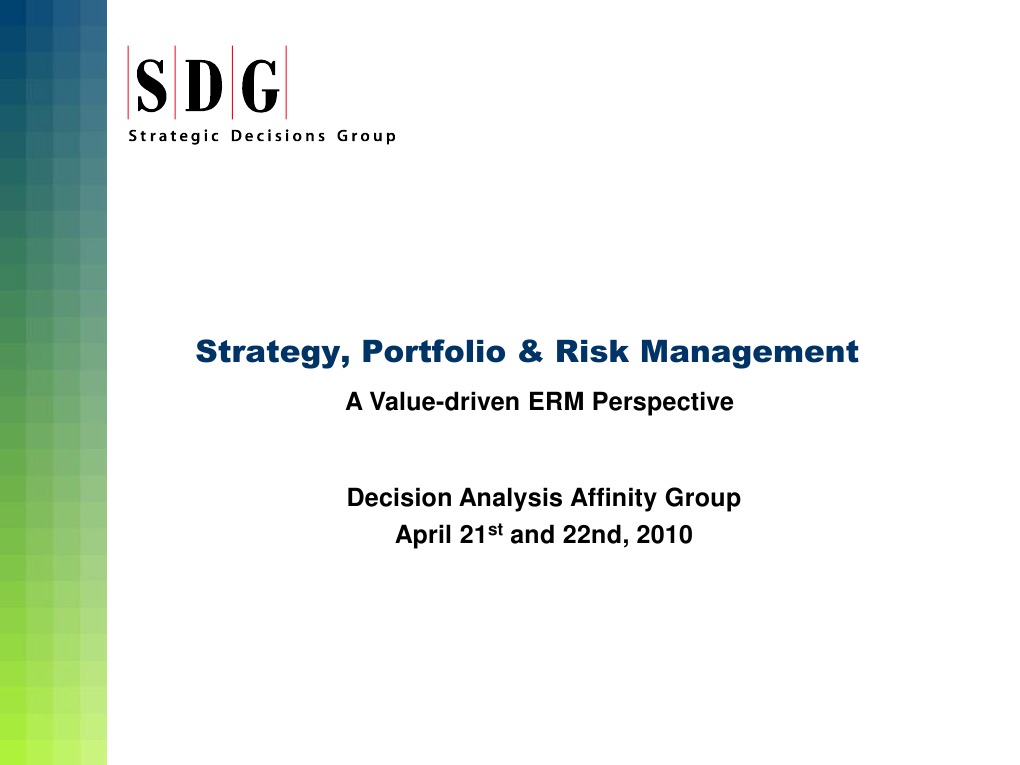 Strategy, Portfolio & Risk MGMT | PDF | Risk | Risk Management