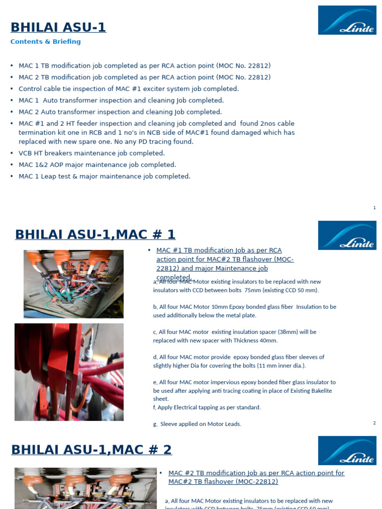 Bhilai PLT#1 SD - Report (Electrical) | PDF | Insulator (Electricity) | Electrical Engineering