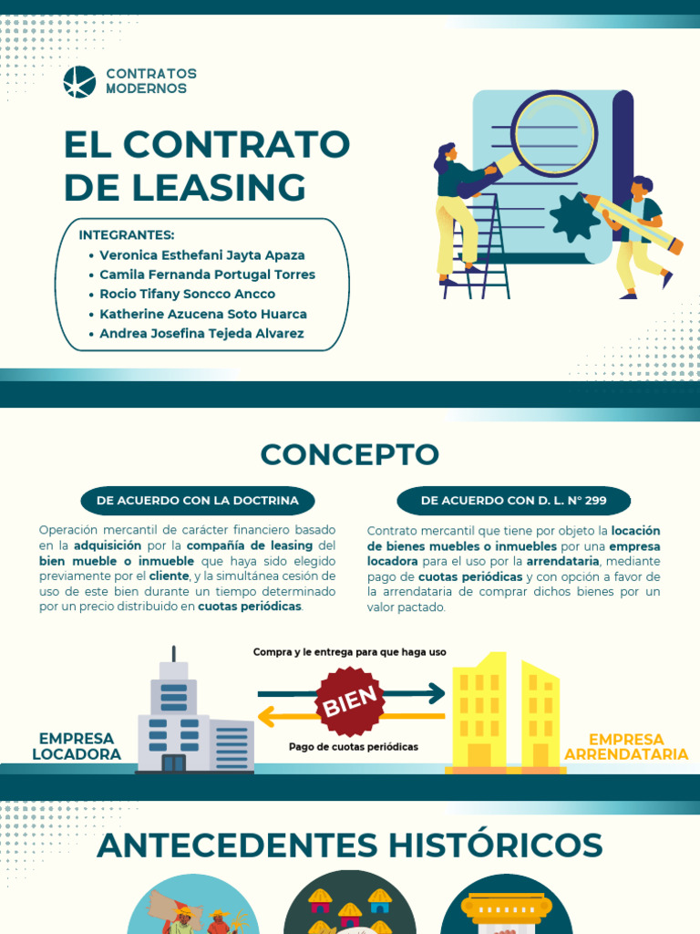 Contrato de Leasing | PDF | Seguro | Póliza de seguros