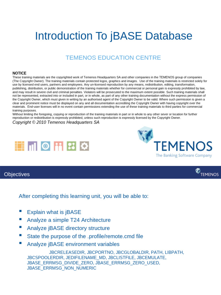 JBS1.Introduction To JBASE Database-R11 | PDF | Copyright | Software