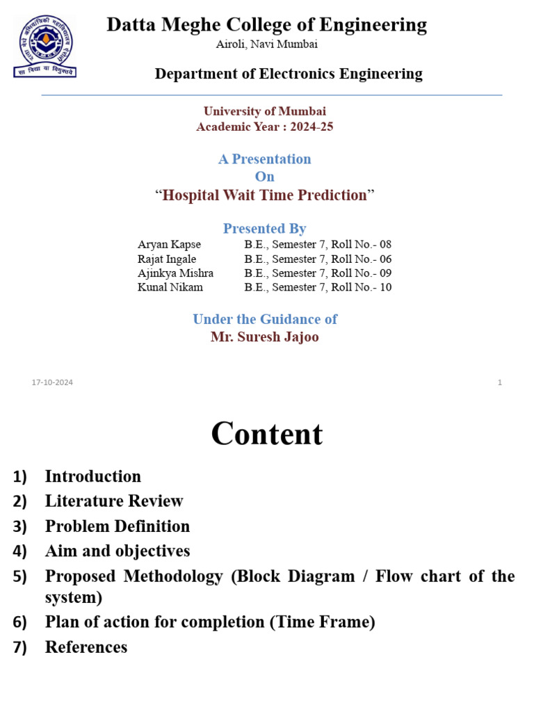 Progress Presentation Ppt1 | PDF | Machine Learning | Applied Mathematics