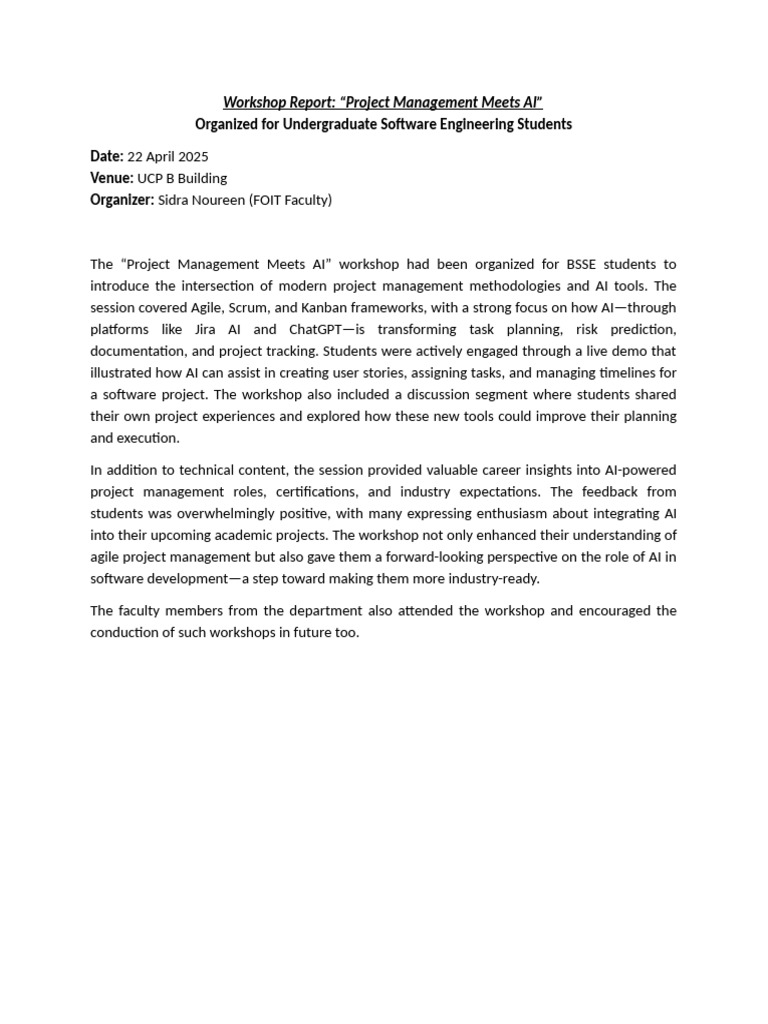 Workshop Report | PDF