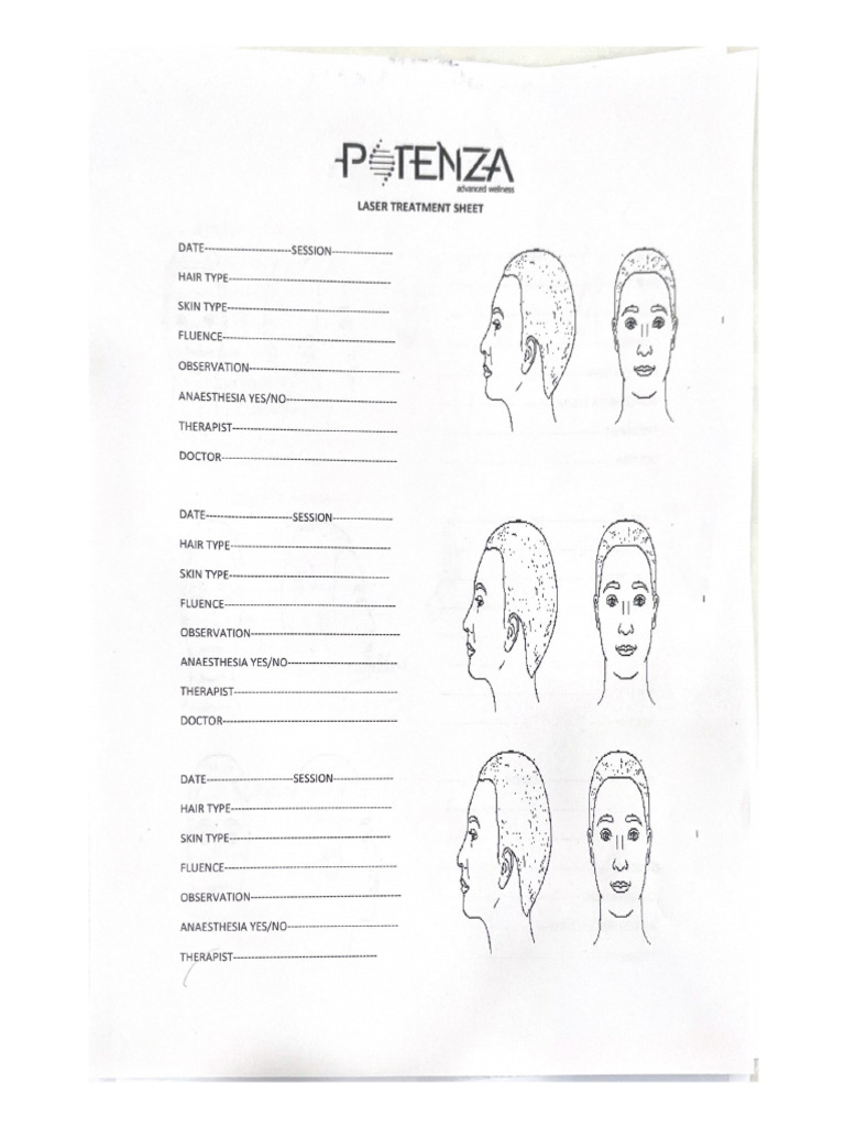 Laser Treatment Sheet | PDF