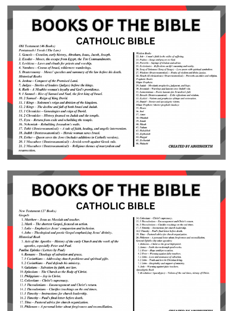 Catholic Bible | PDF