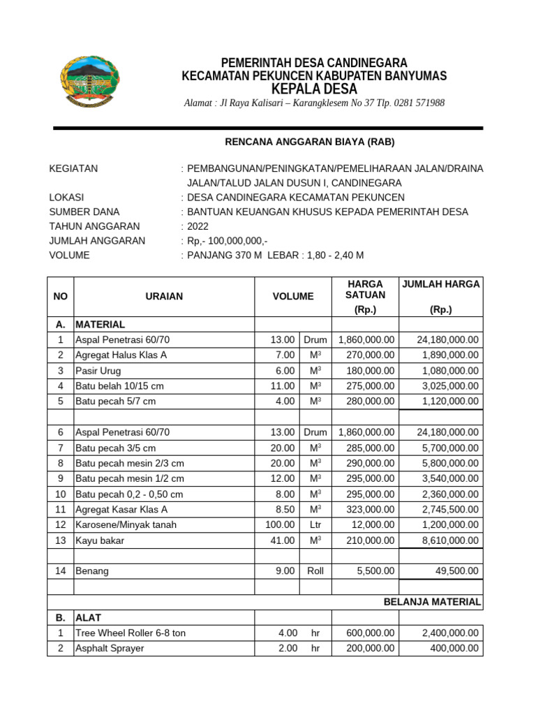 Nota Alat Pertanian | PDF