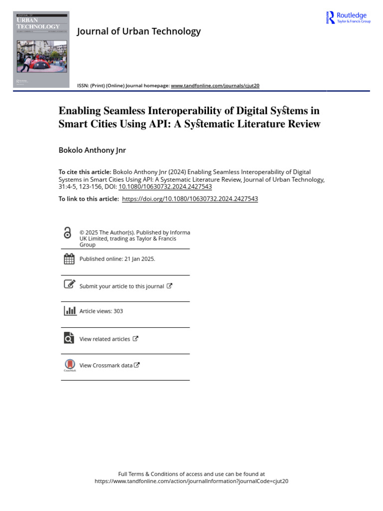 Enabling Seamless Interoperability of Digital Systems in Smart Cities ...