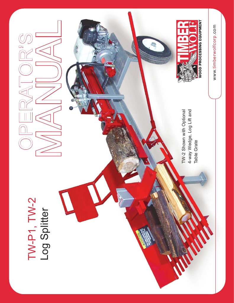 LogSplitter-TW-P1 TW-2 062711 v2 | PDF | Elevator | Implied Warranty