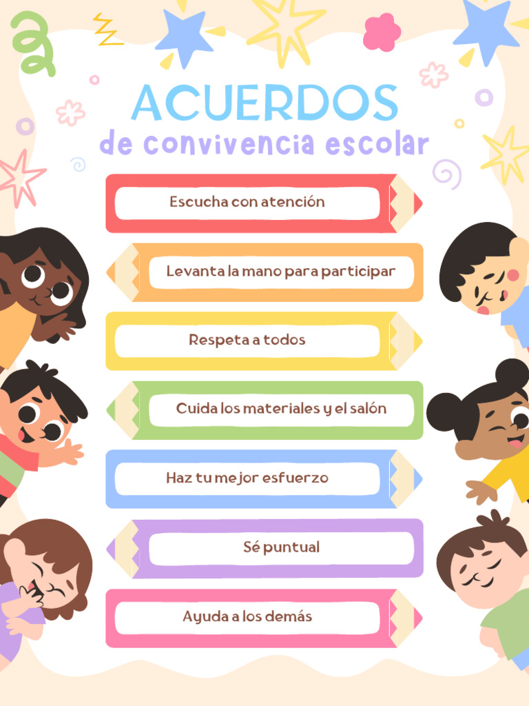 Acuerdos de Convivencia Escolar | PDF