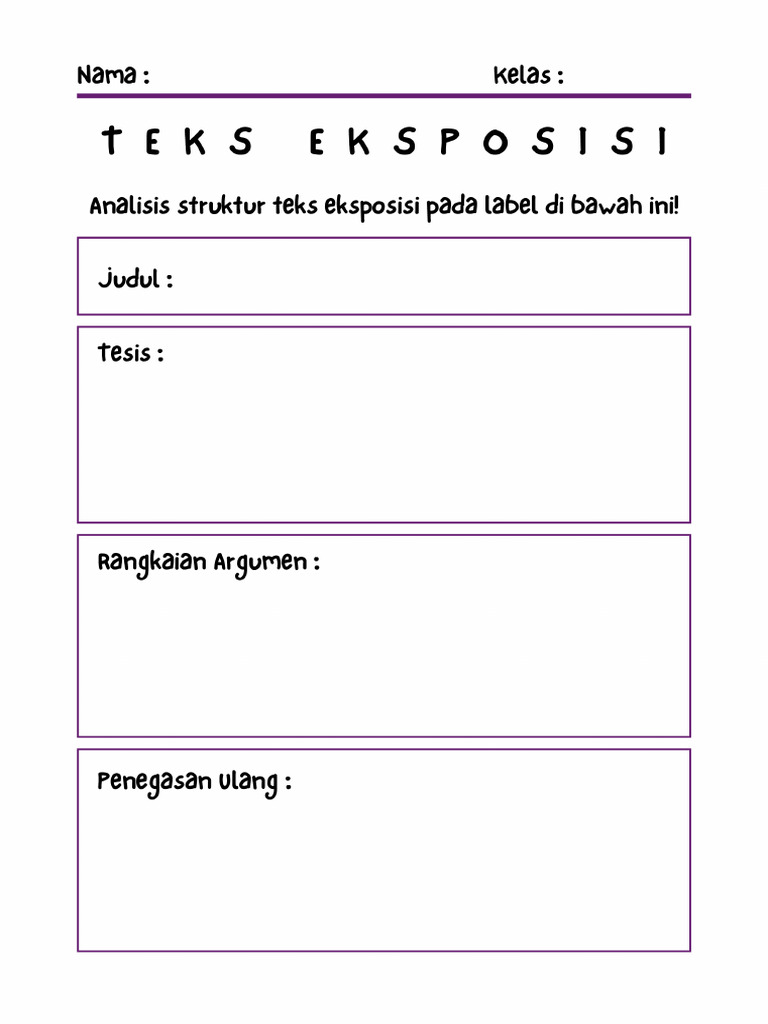 LKPD Teks Eksposisi-Bima Eka | PDF